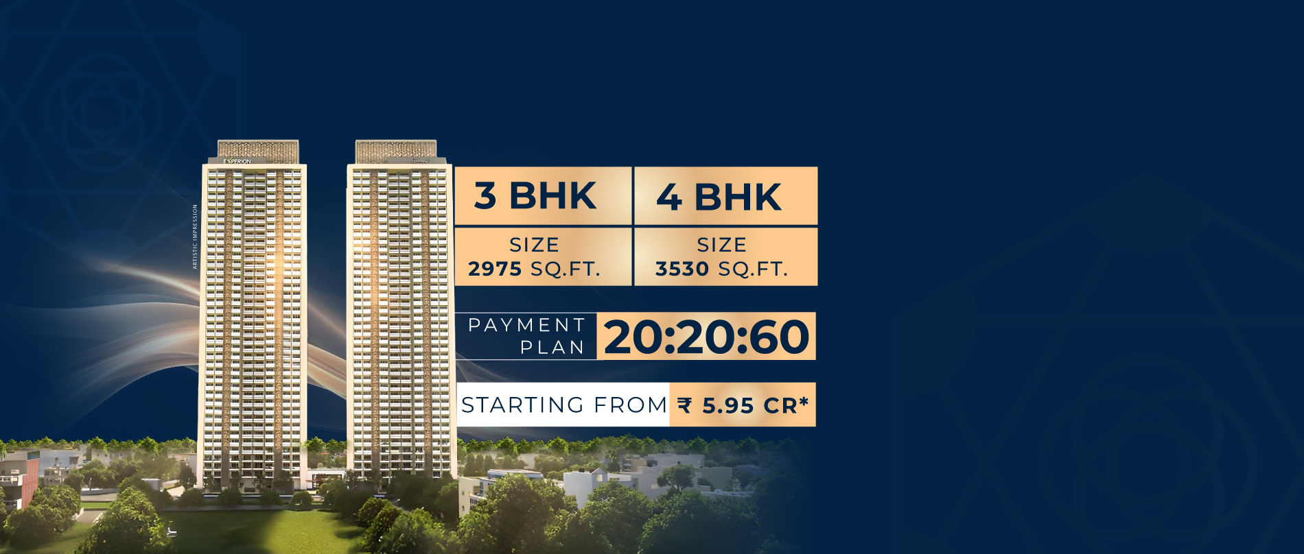 Experion Elements | Top 3/4 BHK Ultra Luxury Apartments in Sector 45, Noida